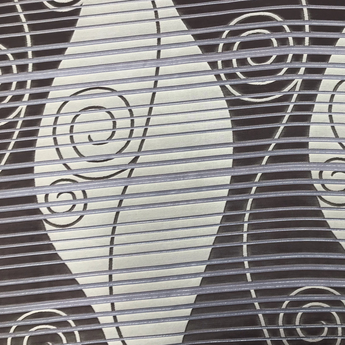 Abstract Swirl and Stripe Pattern Polyester Print – Butterfly Fabrics NYC